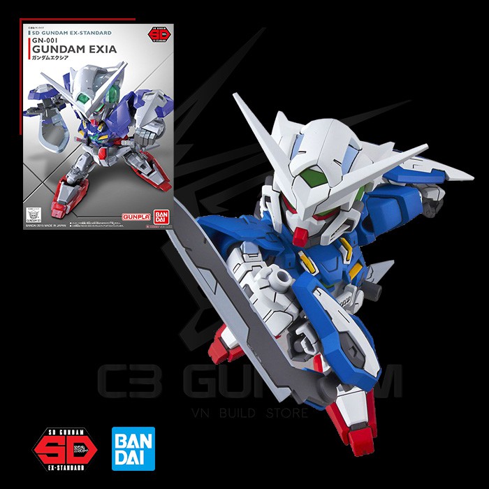 MÔ HÌNH LẮP RÁP SD EX-STANDARD 003 EXIA BANDAI GUNDAM 00 SDEX | Shopee ...