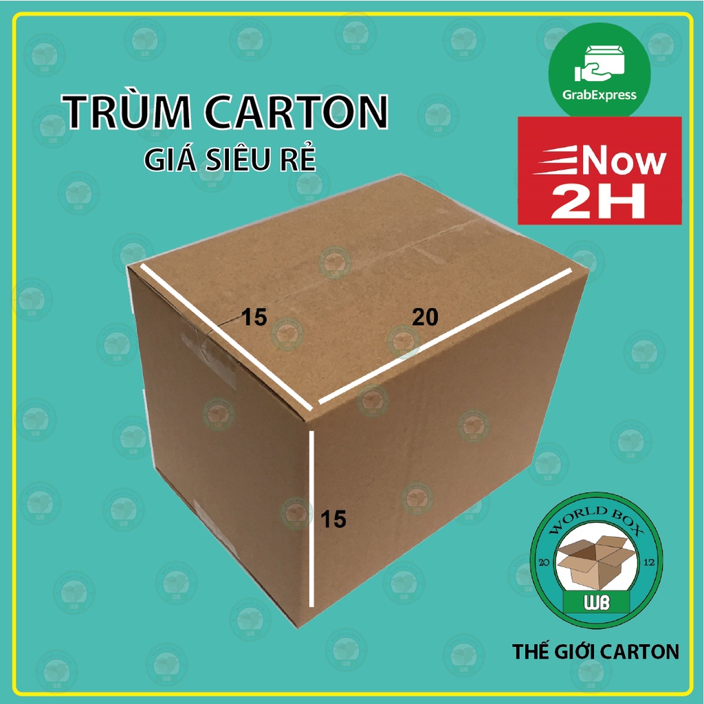 thùng hộp carton 20x15x15 bộ 20 | Shopee Việt Nam