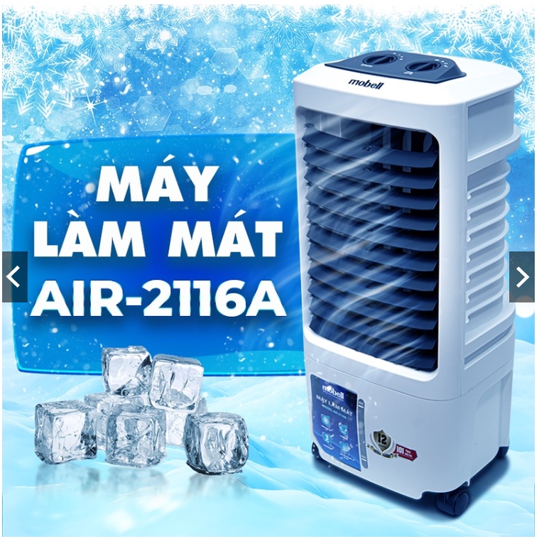Quạt Hơi Nước Làm Mát mobell AIR-2116A Làm Mát Không Khí Nhanh Chống 3 ...