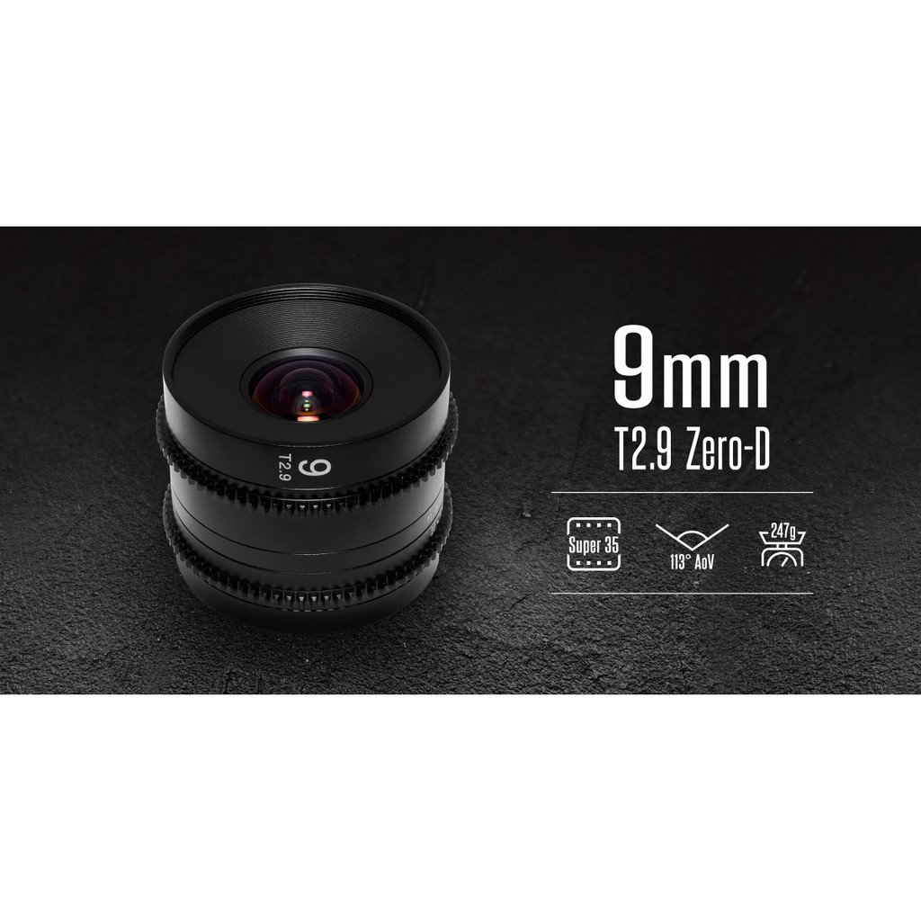 Ống kính Laowa 9mm T2.9 Zero-D Cine for Sony - Fujiflim - Canon RF và ...