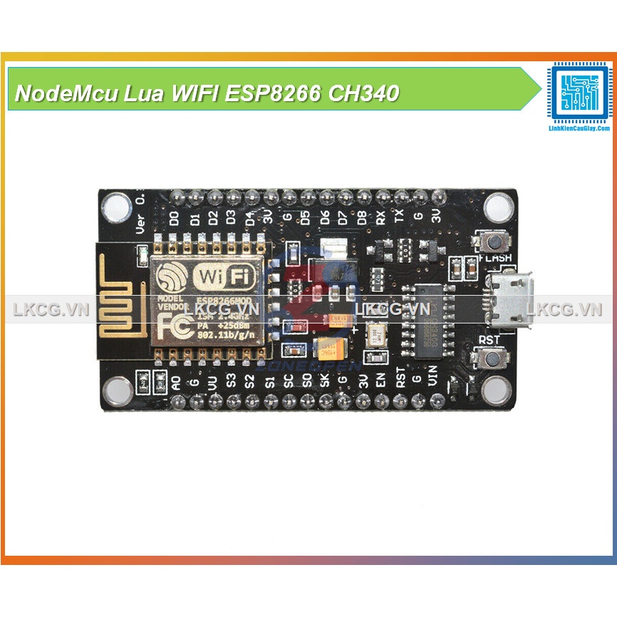 NodeMcu Lua WIFI ESP8266 CH340 | Shopee Việt Nam
