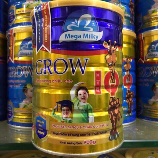Sữa mega milky grow iq 900g | Shopee Việt Nam