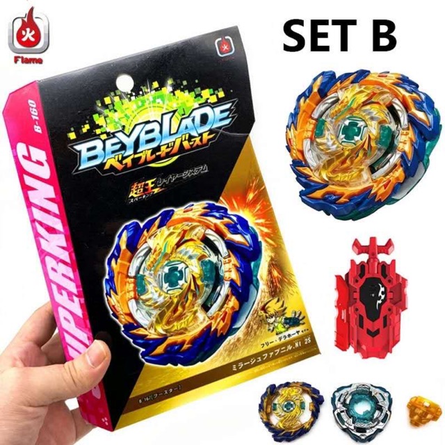 Đồ Chơi Con Quay Beyblade Burst B 167 Sparking Superking Booster Mirage