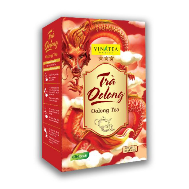 Trà Vinatea OoLong Ba Sao 200 g ( 25 gói x 8 g) | Shopee Việt Nam