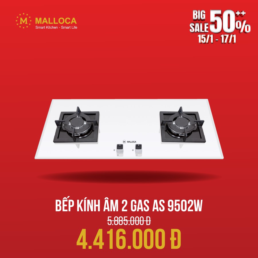 Bếp gas Malloca AS 9502W | Shopee Việt Nam