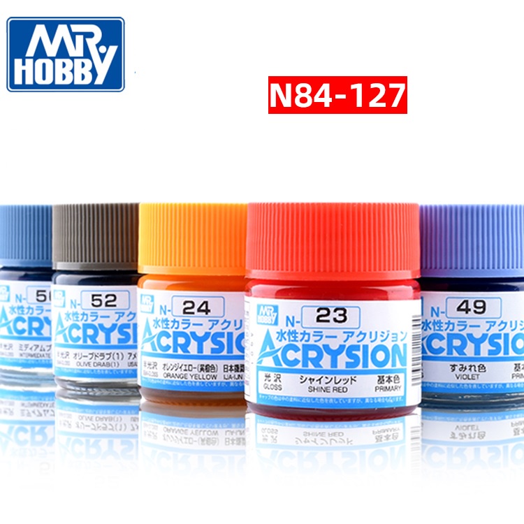 Sơn nước màu cơ bản Mr. Color Acrysion N84-N127 10mL Mr. Hobby - Sơn Mô ...