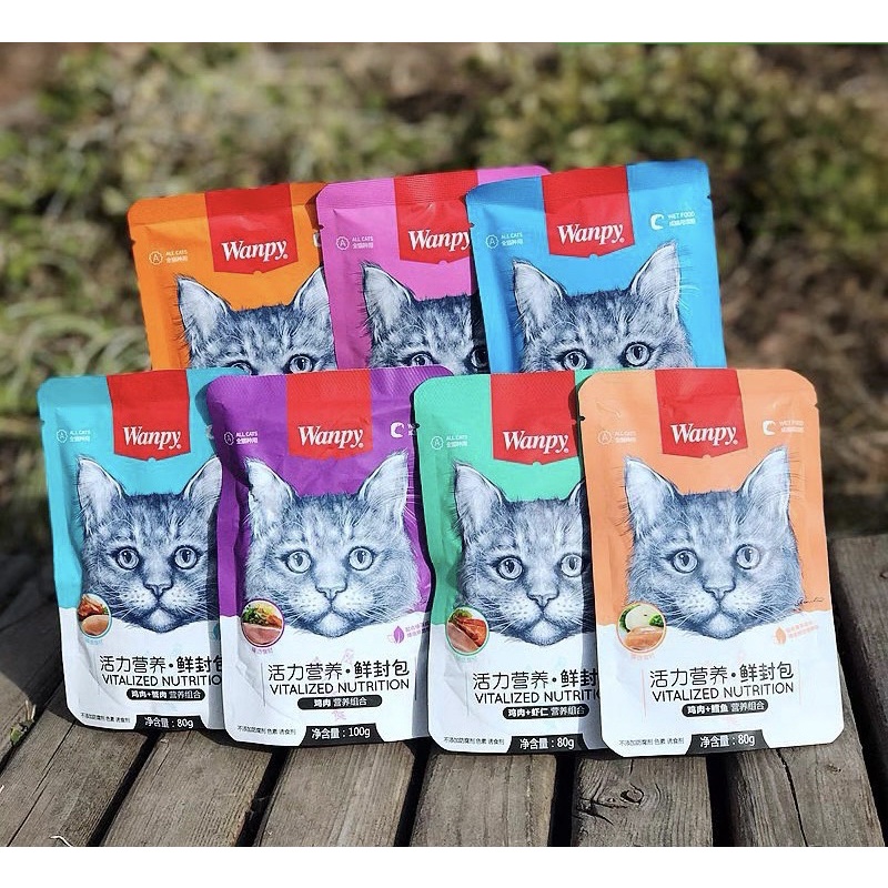 [ 80gr ] Pate Wanpy Cho Mèo 🐱 | Shopee Việt Nam
