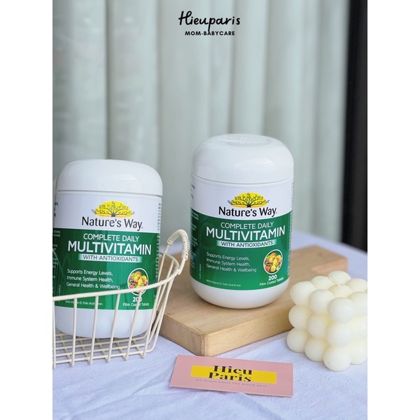 Vitamin Tổng Hợp Tảo Biển Úc Nature’s Way Complete Daily Multivitamin ...