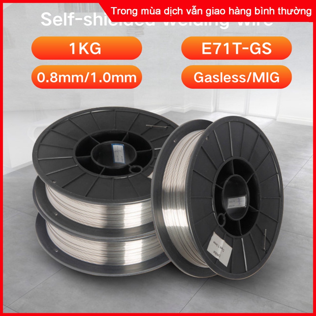 Cuộn Dây Hàn Lõi Thuốc 1kg 0.8mm/1.0mm AWS E71T-GS | Shopee Việt Nam