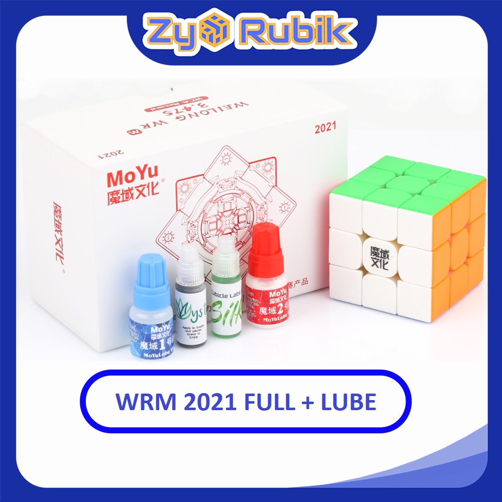 Rubik 3x3 - WRM 2021 Bản Full + Lube Rubik ( Moyu V1, V2, Mystic, Silk ) - ZyO Rubik | Shopee ...