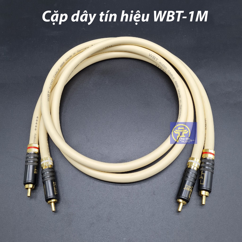 01 cặp dây tín hiệu âm thanh WBT - 888 cao cấp của Đức Dây AV / RCA dài ...