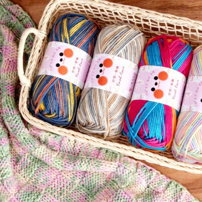 Len Yaoh Wool Màu Loang | Shopee Việt Nam