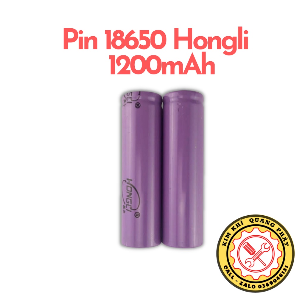 Pin Hongli 18650 1200mAh - Lắp Đèn, Loa, Quạt Cầm Tay,.. Hàng Chuẩn ...