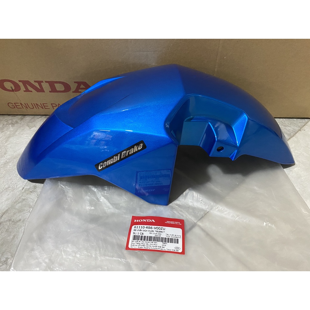 Bộ chắn bùn trước HONDA AIR BLADE 125 năm 2018 màu Xanh. (61110K66V00ZU ...