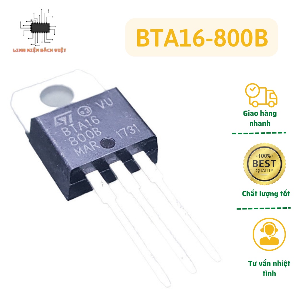 Triac BTA16 - 800B (16A-800V) chất lượng tốt | Shopee Việt Nam
