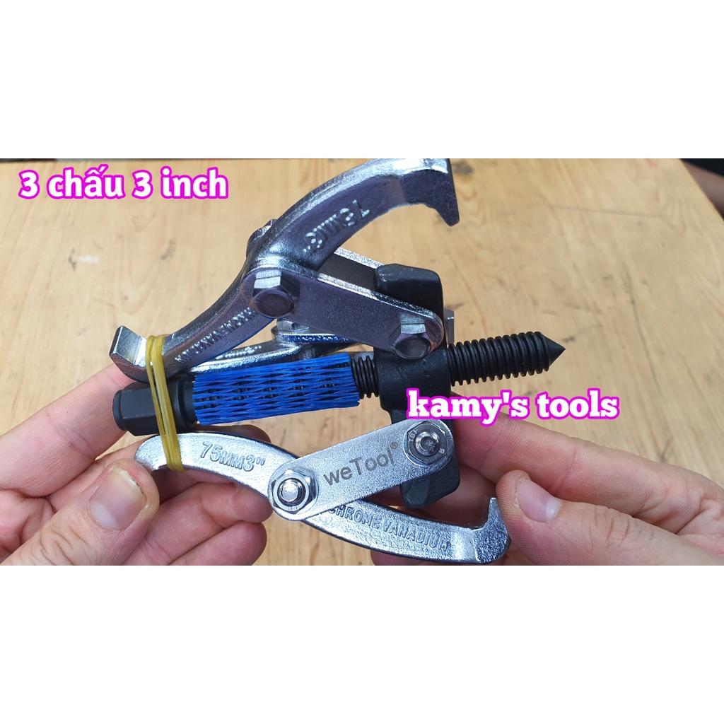 Cảo 3 chấu 3 inch 75mm Wetools Chrome Vanadium, Vam 3 chấu 3 inch | Shopee Việt Nam