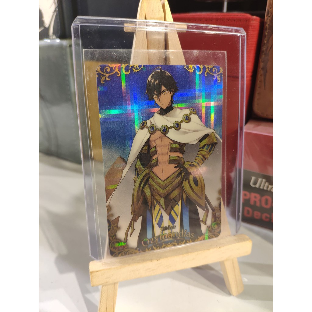 Thẻ bài sưu tầm bánh xốp Fate Grand Order FGO Ozymandias SR - Secret ...