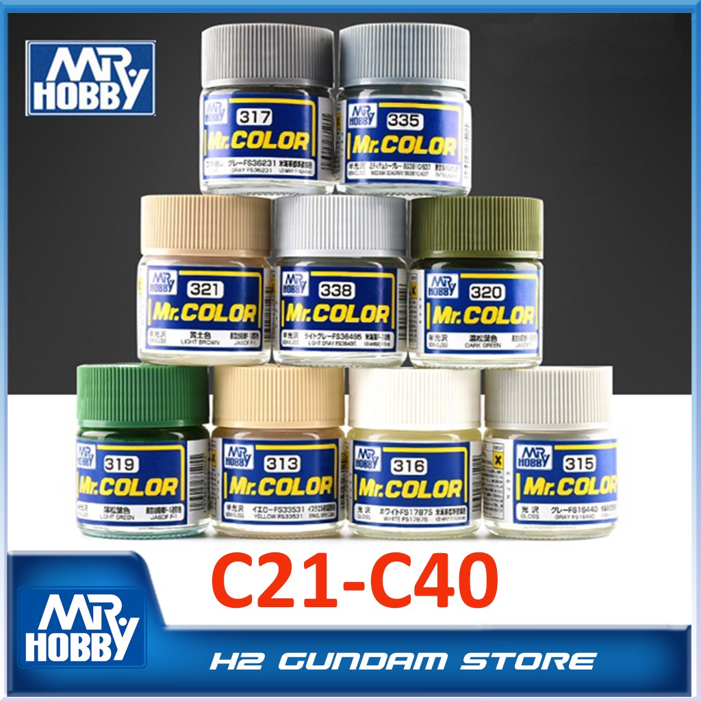 [Mr.Hobby] Sơn mô hình Mr Color mã C21-C40 (Màu Basic) | Shopee Việt Nam