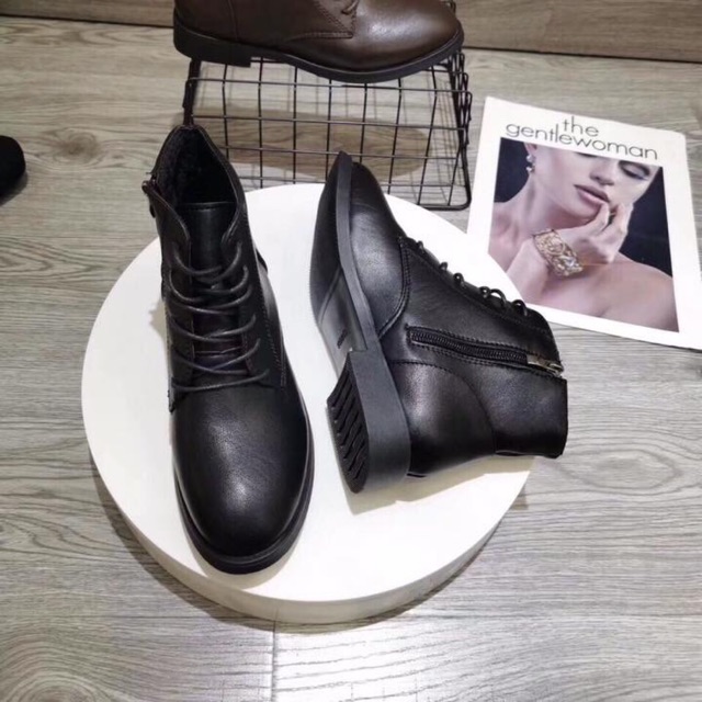 Boot da đế bằng | Shopee Việt Nam