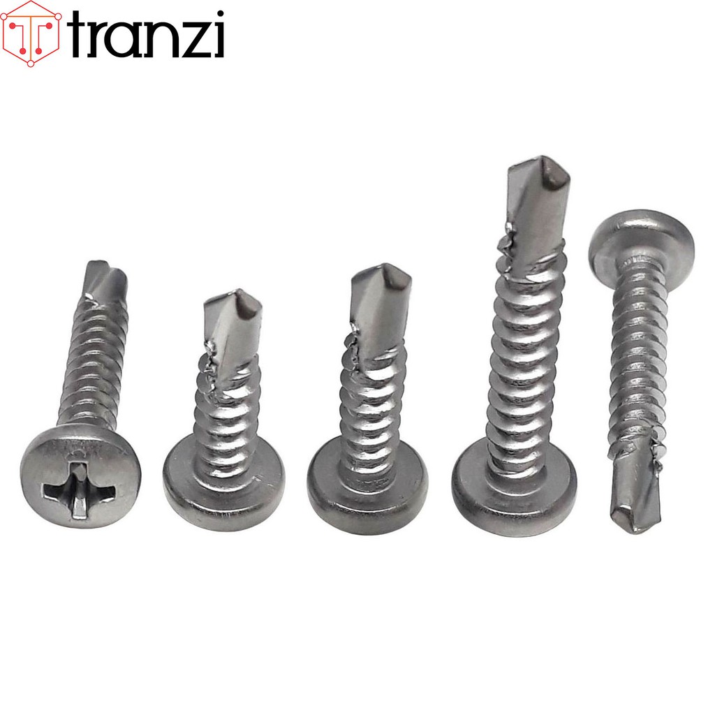 Vít tự khoan bake đầu cầu inox 304 ST4,2 | Shopee Việt Nam