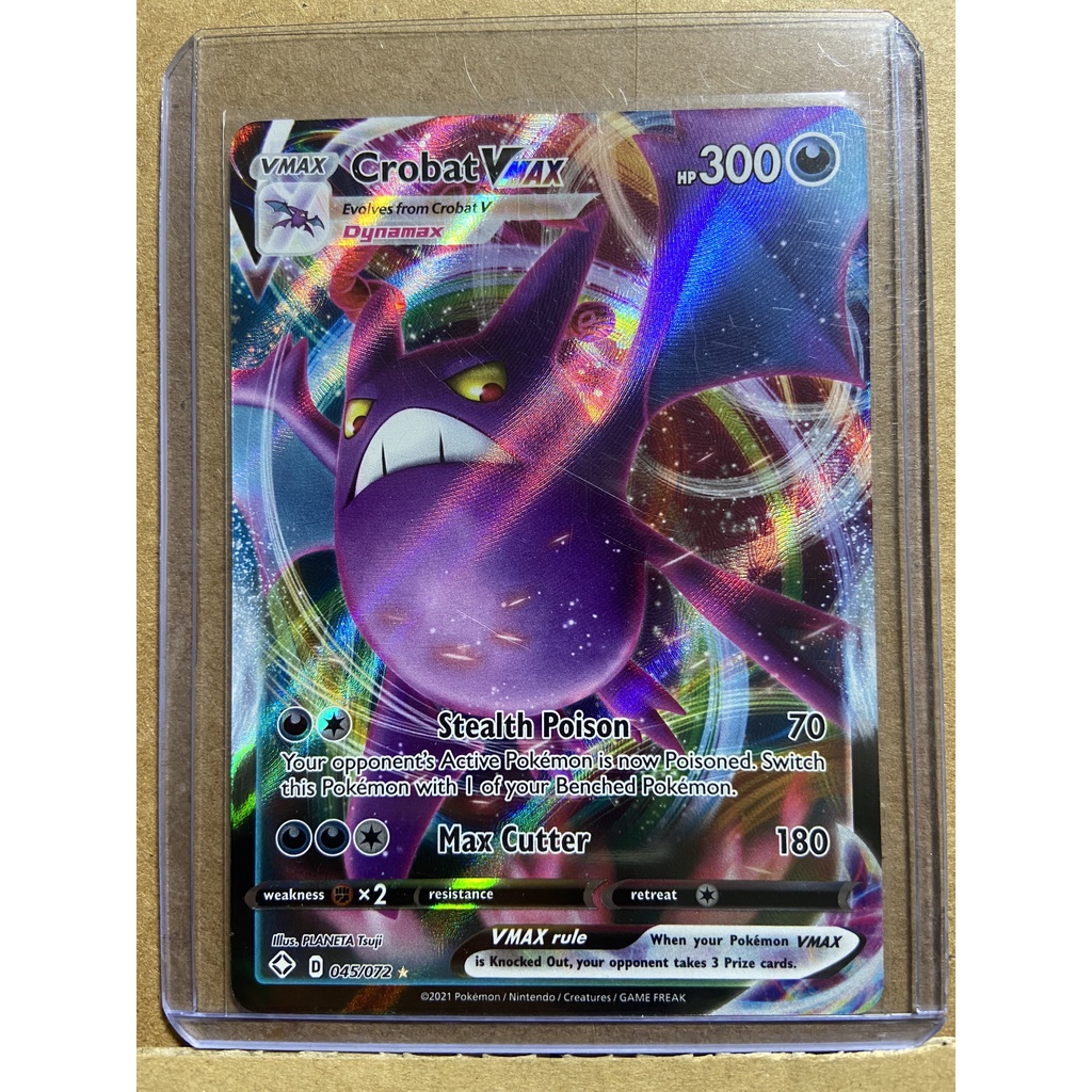 Thẻ bài Pokemon TCG :Crobat VMAX - 45/72 - Ultra Rare chính hãng ...
