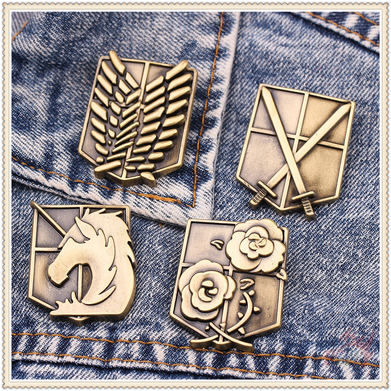 Attack On Titan - Corps Emblem Series 01 Brooches ★ 1Pc Anime Scouting ...