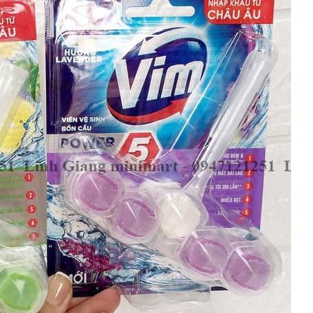 Vim treo toilet Viên Treo Bồn Cầu Sáp thơm Vim Power 5 Sạch Khuẩn Thơm ...