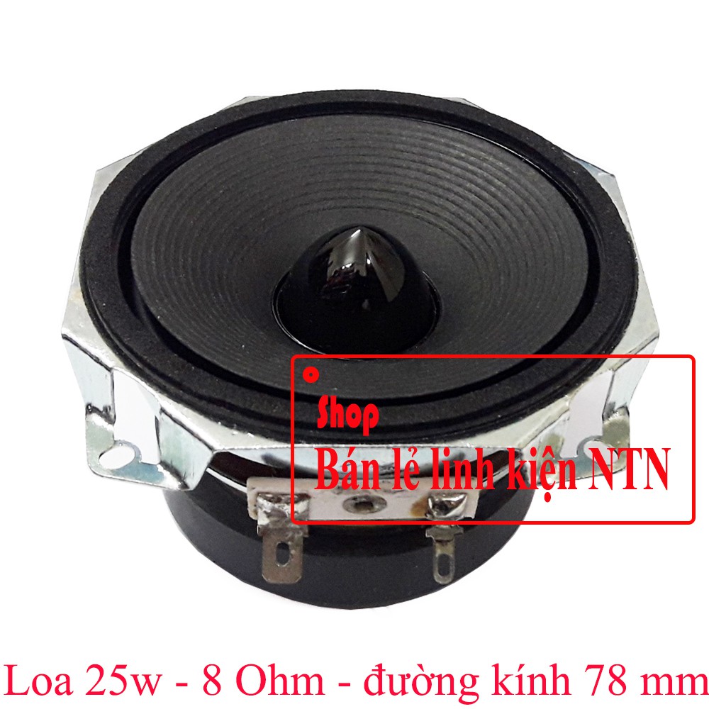 Loa 25w - 8 Ohm - đường kính 78 mm | Shopee Việt Nam