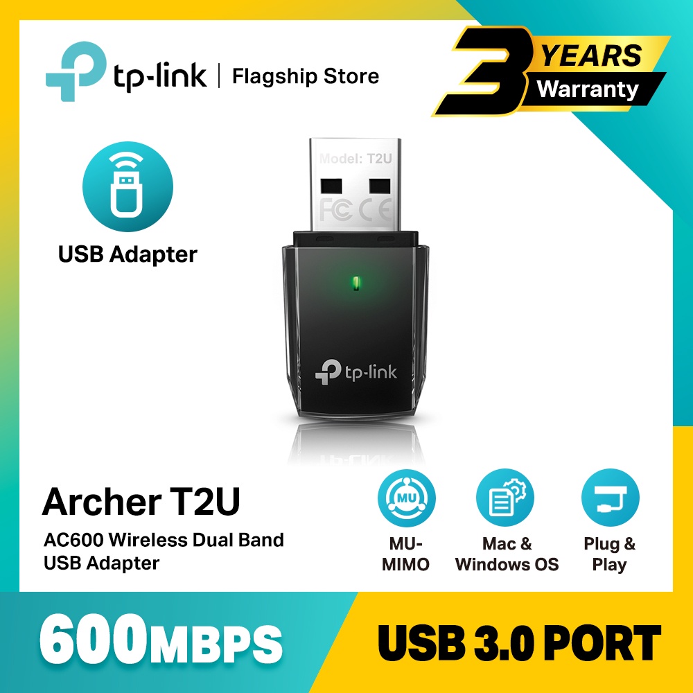 USB WiFi 5G TP LINK T2U 600Mbps nano - card WiFi TpLink 5G cho pc ...
