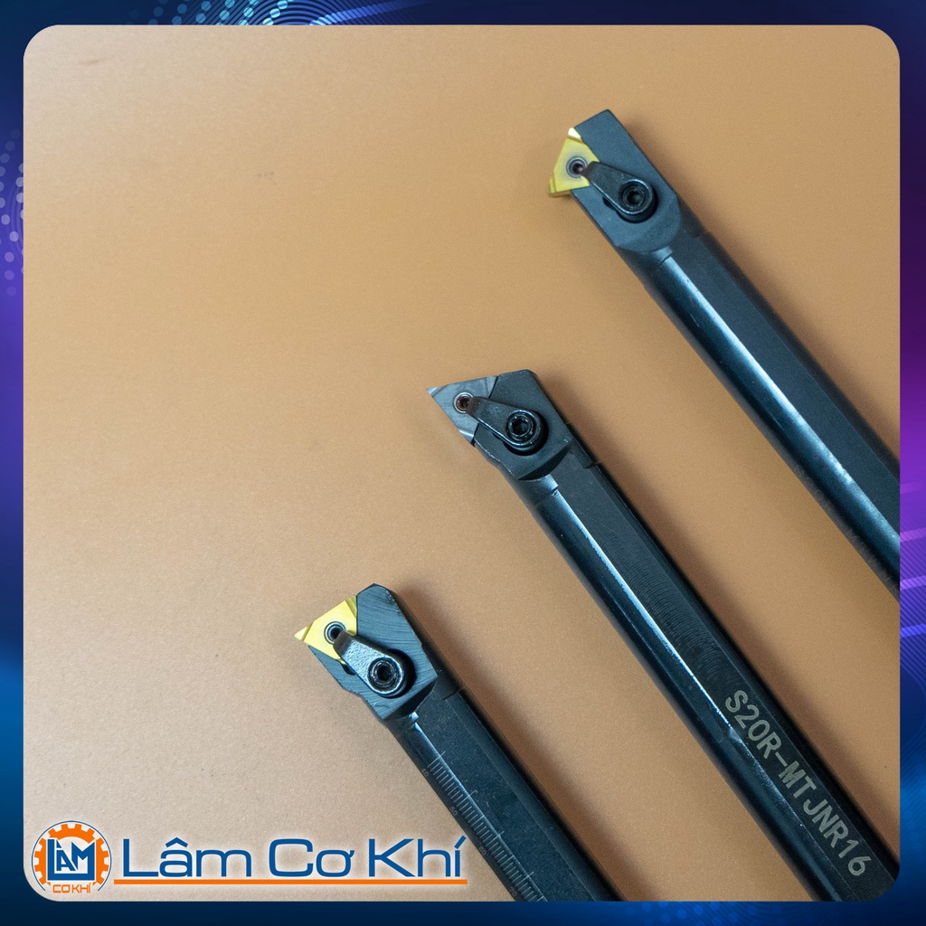Cán dao tiện móc lỗ cnc dùng để lắp mảnh chíp T16 S20R-MTJNR16 S20R-MTFNR16 S20R-MTWNR16 ...