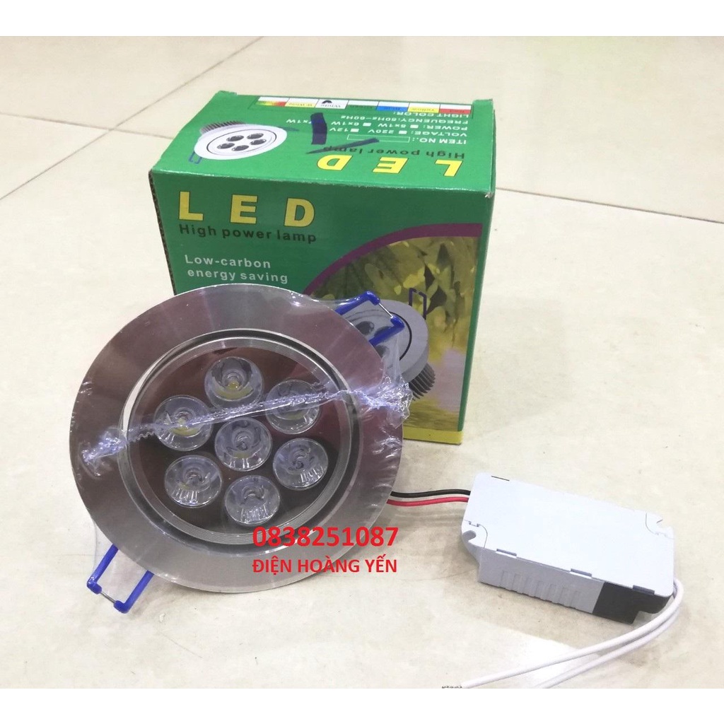 [HCM]Combo 5 led âm trần mắt ếch 7W | Shopee Việt Nam