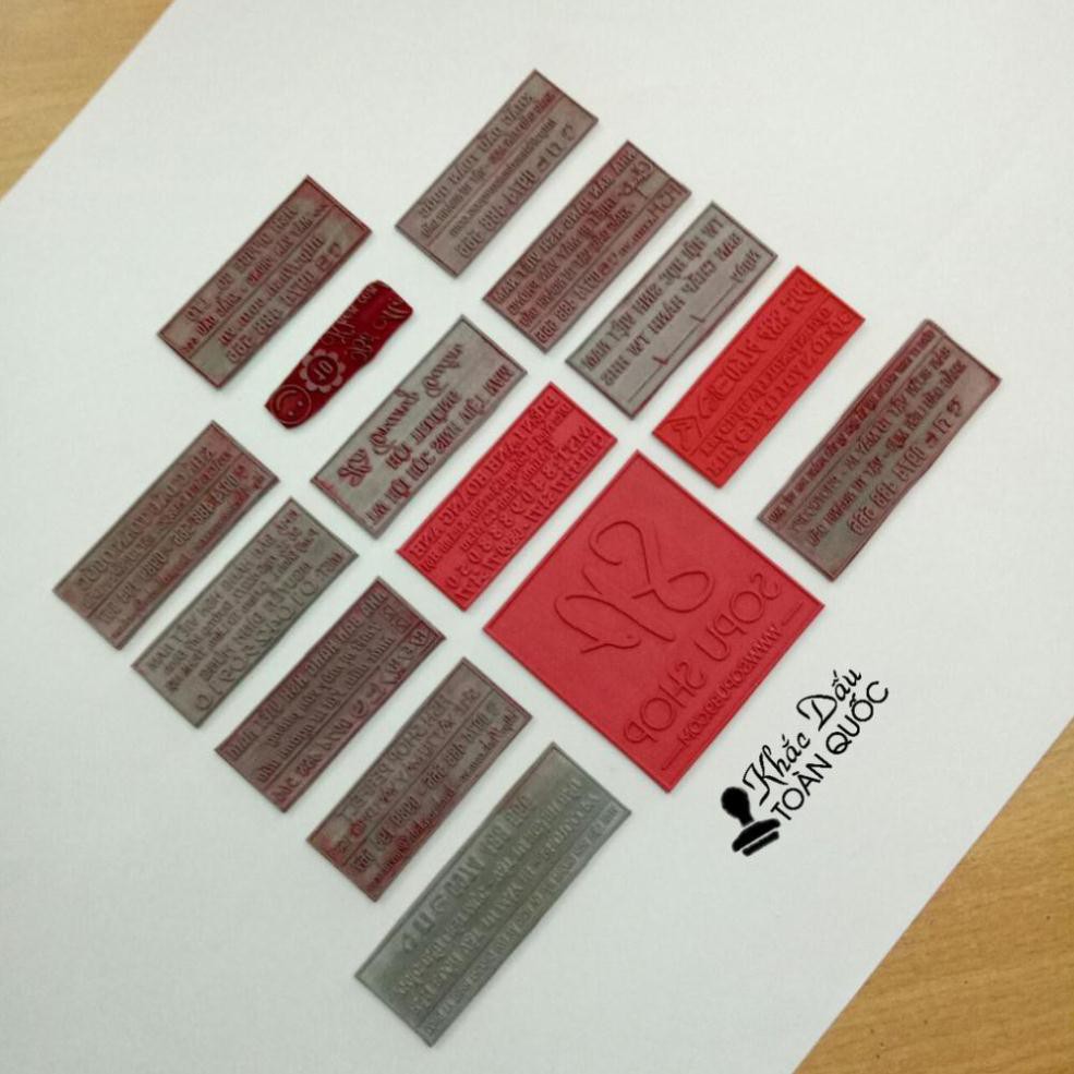 Làm mặt dấu CaoSu Shiny-S842/S852(14x38mm), S843/S853(18x47mm), S844 ...