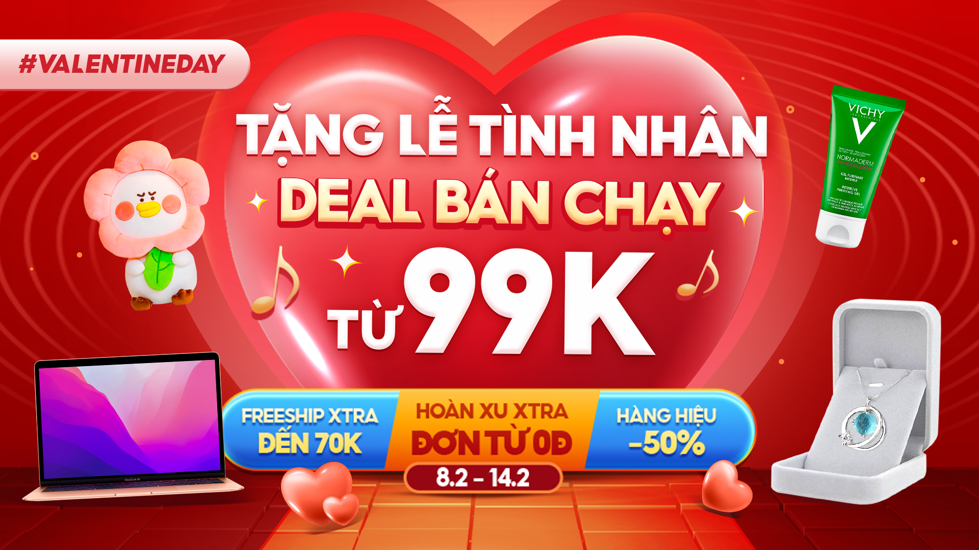 Deal Bán Chạy Từ 99K | Sale Lễ Tình Nhân Valentine | Shopee Việt Nam