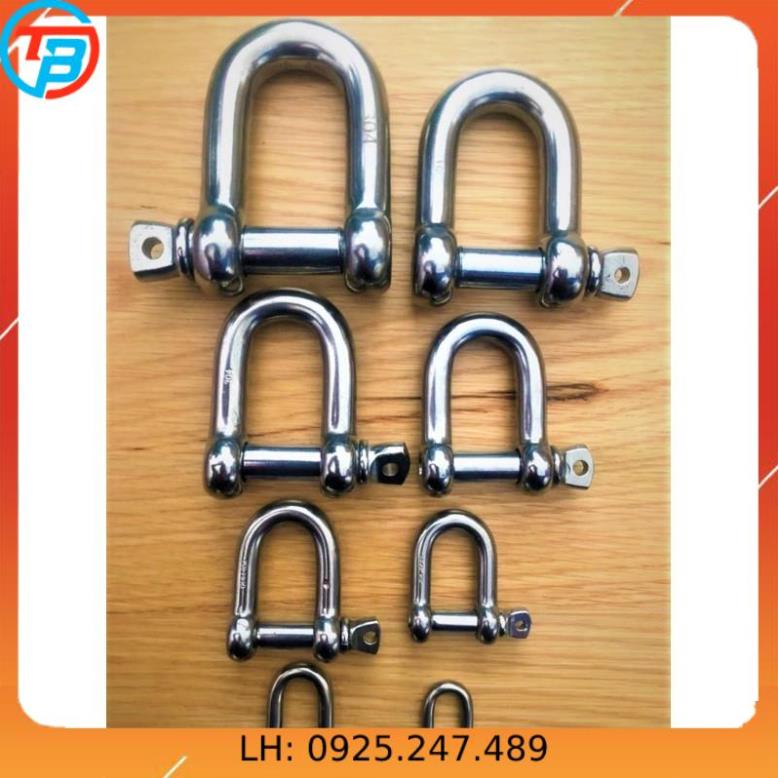 Maní U INOX 304 ( Mã lý U INOX 304 ) cáp thép Thái Bình Vina | Shopee ...