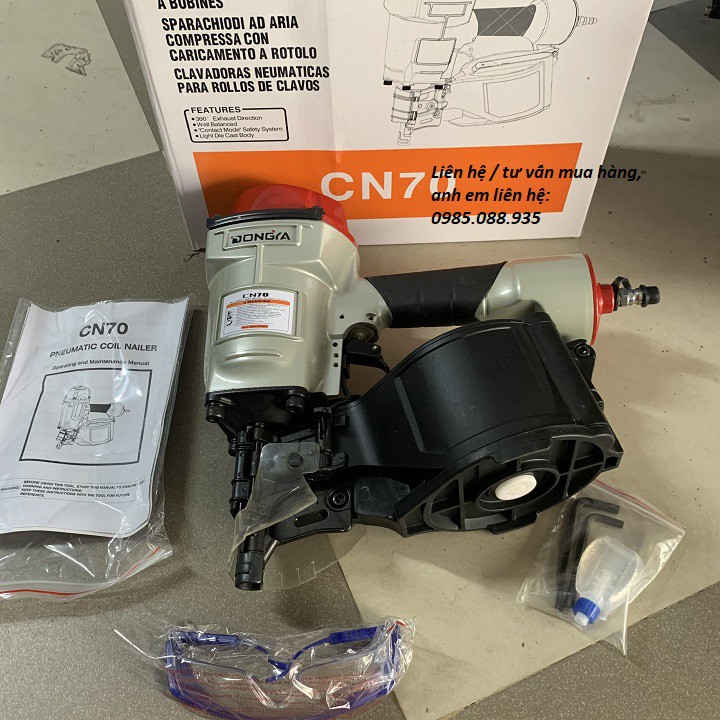 SÚNG BẮN ĐINH CUỘN PALLET DONGYA CN70 - SÚNG BẮN ĐINH CUỘN BẰNG HƠI CN70 | Shopee Việt Nam