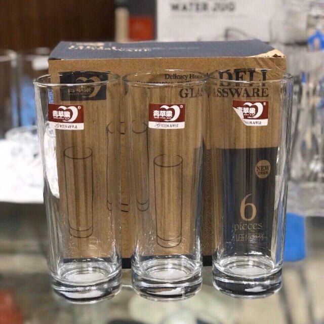 Hộp 6 cốc (ly) ống Deli 280ml | Shopee Việt Nam