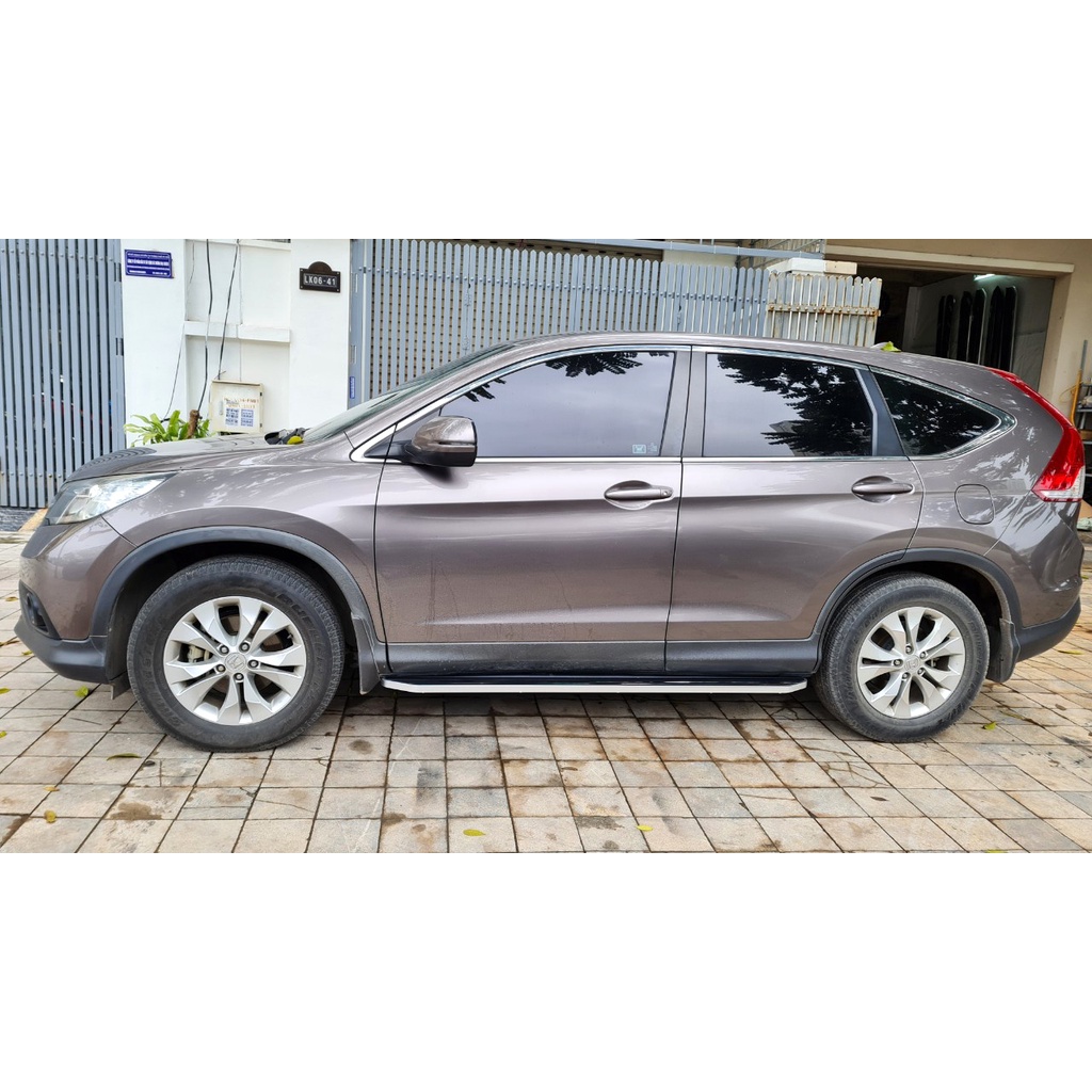 Bậc lên xuống, bệ bước chân Honda CRV 2013 2017. Mẫu nhôm đúc MH ...