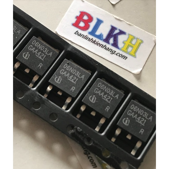 IC Mosfet kênh N IPD06N03LA 06N03LA 25V 50A TO-252 chính hãng Infineon ...