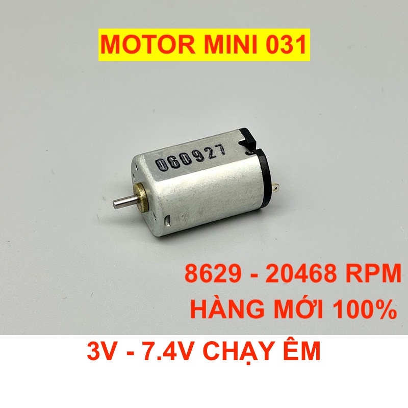 Động cơ 031 3V - 7.4V mô-men xoắn tốc độ cao hang mới 100% - LK0437 | Shopee Việt Nam