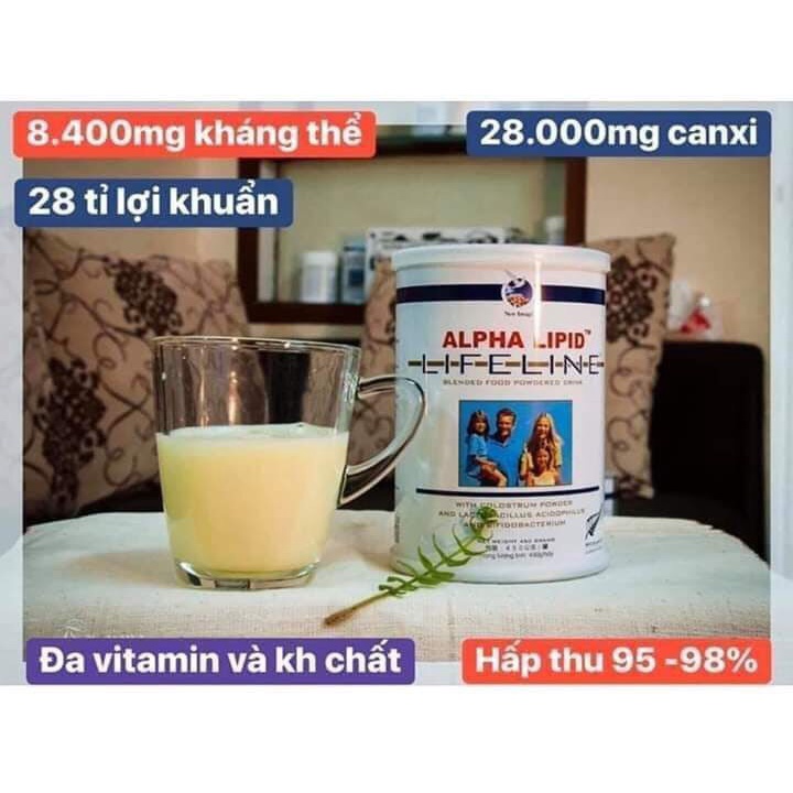 Sữa non Anpha Lipid New Zealand hàng chính hãng 100% ( tặng kèm cốc pha ...