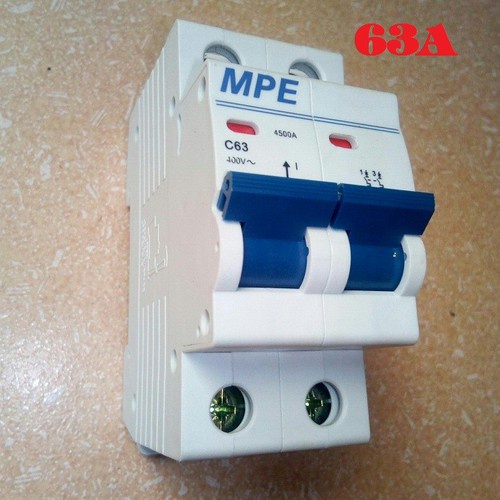 CẦU DAO TỰ ĐỘNG MPE - APTOMAT MPE-MCB 2P 16A - 2P 20A -2P25A-2P32A- 2P 40A - 2P50A-2P63A (HƯ LÀ ...