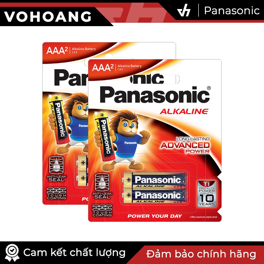 Bộ 4 pin Panasonic Alkaline AAA LR03T (Gold) | Shopee Việt Nam