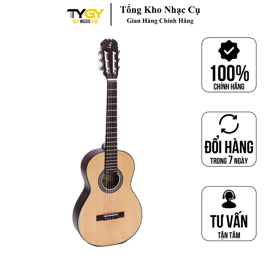 Đàn Guitar Classic Mini Ba Đờn DAM100 Gỗ Thịt -Tặng kèm bao đàn,capo ...