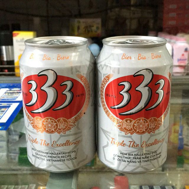 5 lon Bia 333 lon 330ml | Shopee Việt Nam