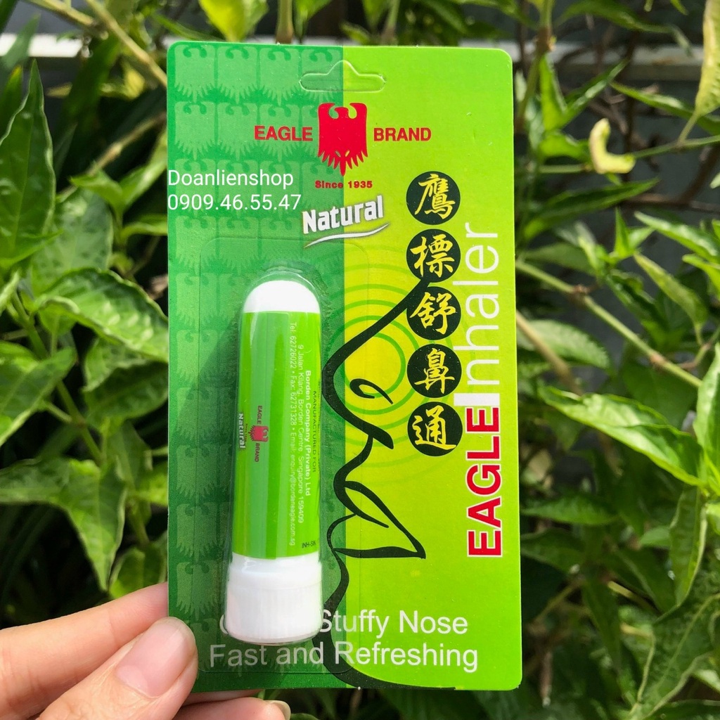 ỐNG HÍT THÔNG MŨI CON Ó EAGLE INHALER SINGAPORE HSD 02/26 | Shopee Việt Nam