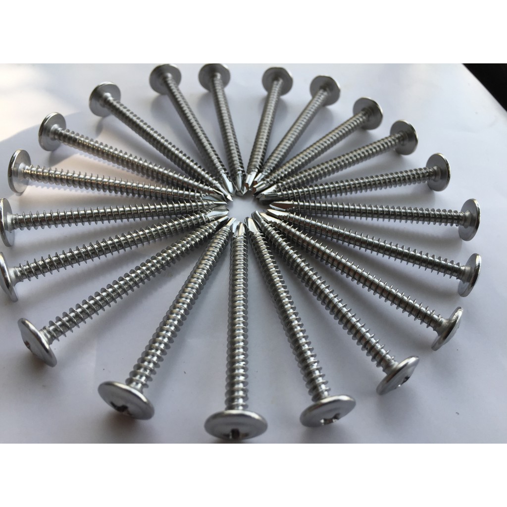 20 chiếc vít inox 304 tự khoan đầu dù phi 4 dài 5cm | Shopee Việt Nam