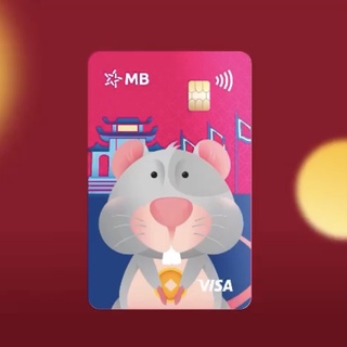 Thẻ hình 12 Con Giáp, thẻ MBBank - Phiên bản limited, Thẻ ATM VISA MB ...