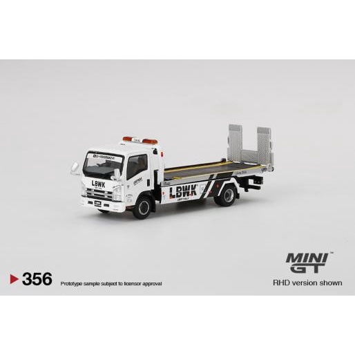MÔ HÌNH 1:64 MINI GT - Isuzu N-Series Vehicle Transporter LBWK White ...