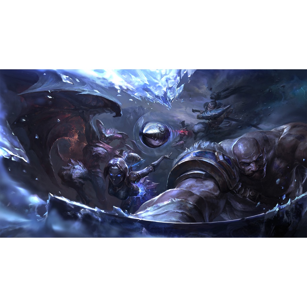 Poster A3, A4, A5 dán tường League of Legends, decal trang trí có keo ...