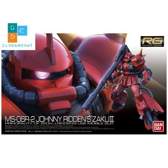 Mô Hình Lắp Ráp Gundam Bandai RG Johnny Ridden’s Zaku II- Siêu Mô Hình ...